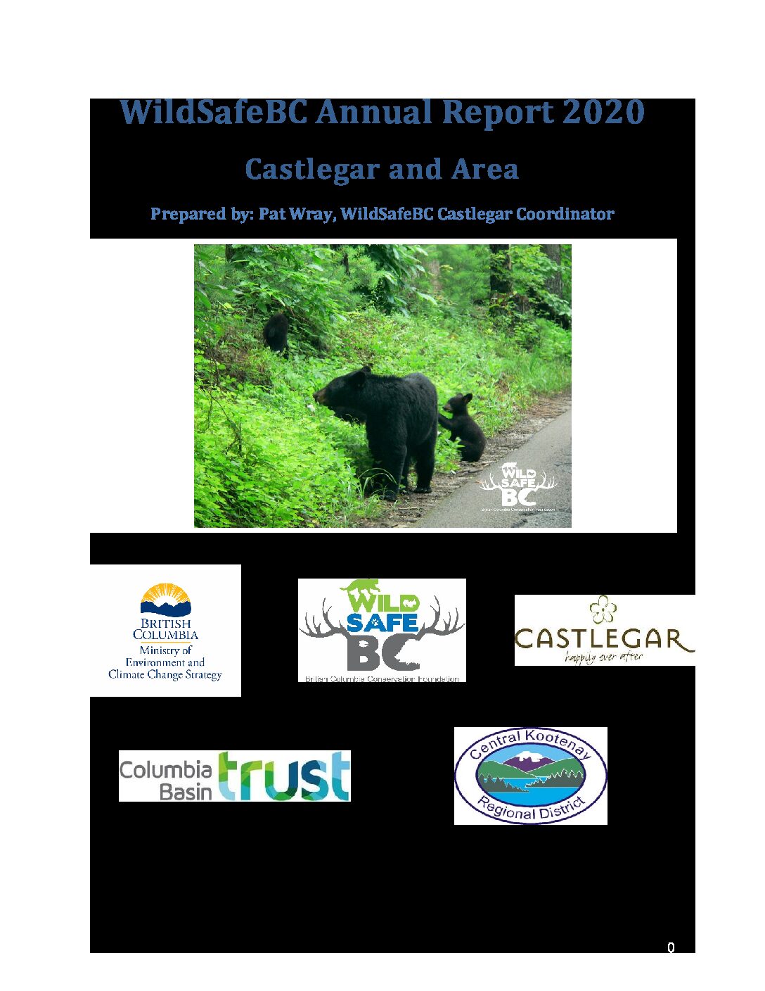 WildSafeBC Castlegar and Area Annual Report 2020 – WildSafeBC